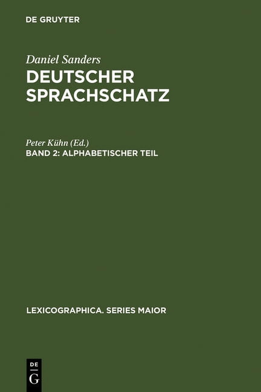 Lexicographica. Series Maior Alphabetischer Teil, Book 7, (Hardcover ...