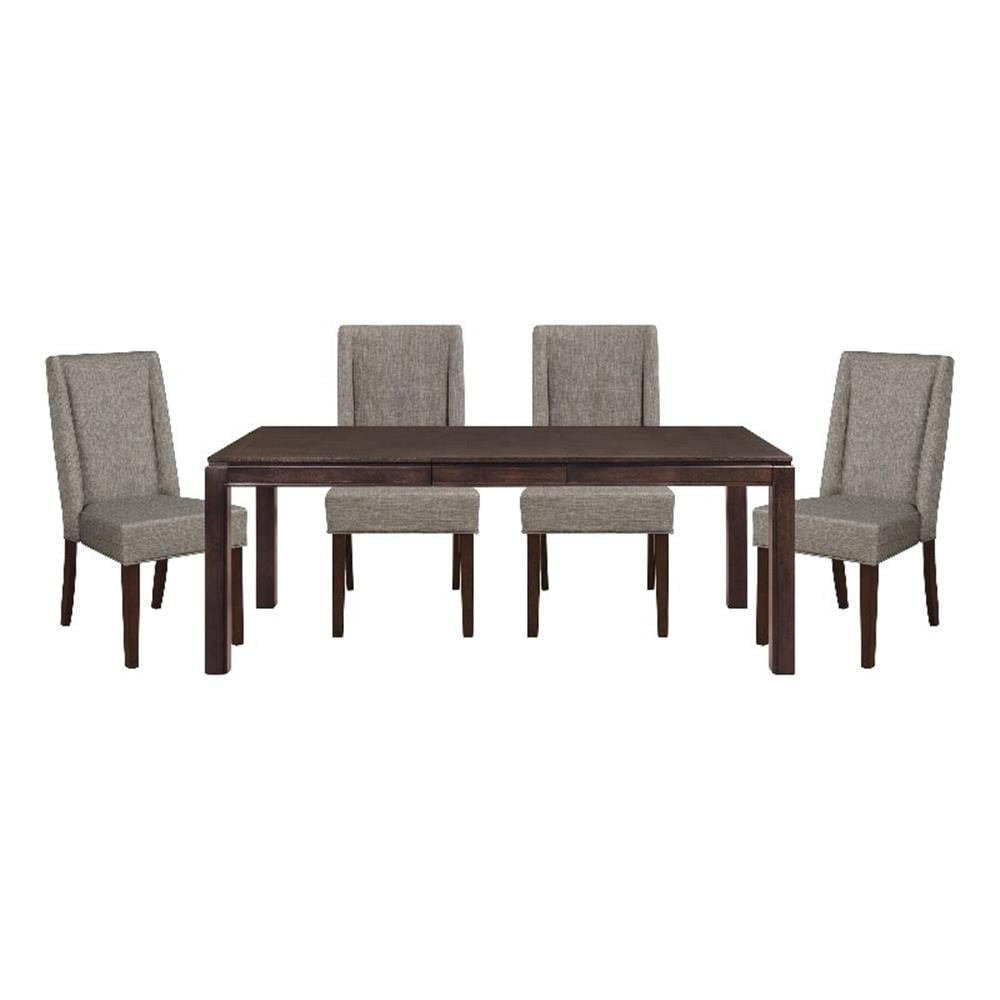 Lexicon Kavanaugh 5-Piece Contemporary Wood and MDF Board Dining Set in ...