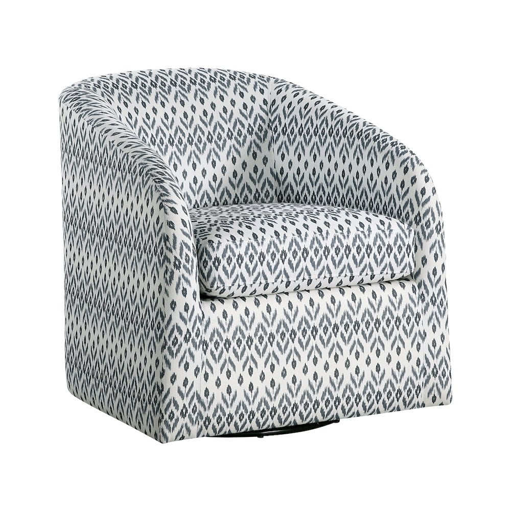 Lexicon Augustine Textured Swivel Chair in Multi-Color - Walmart.com