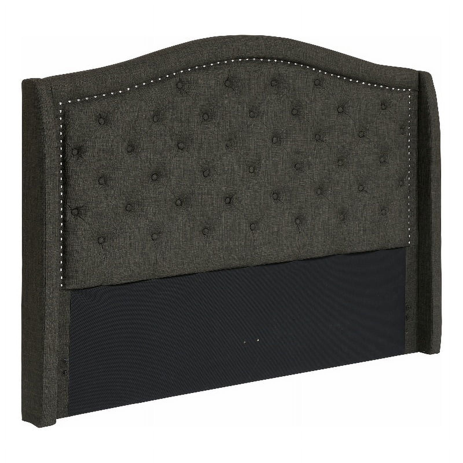 Lexicon Bryndle Eastern King Headboard with Button Tufted & Nailhead in ...