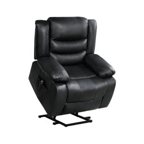 Lexicon Carson Faux Leather Power Lift Chair in Black - Walmart.com