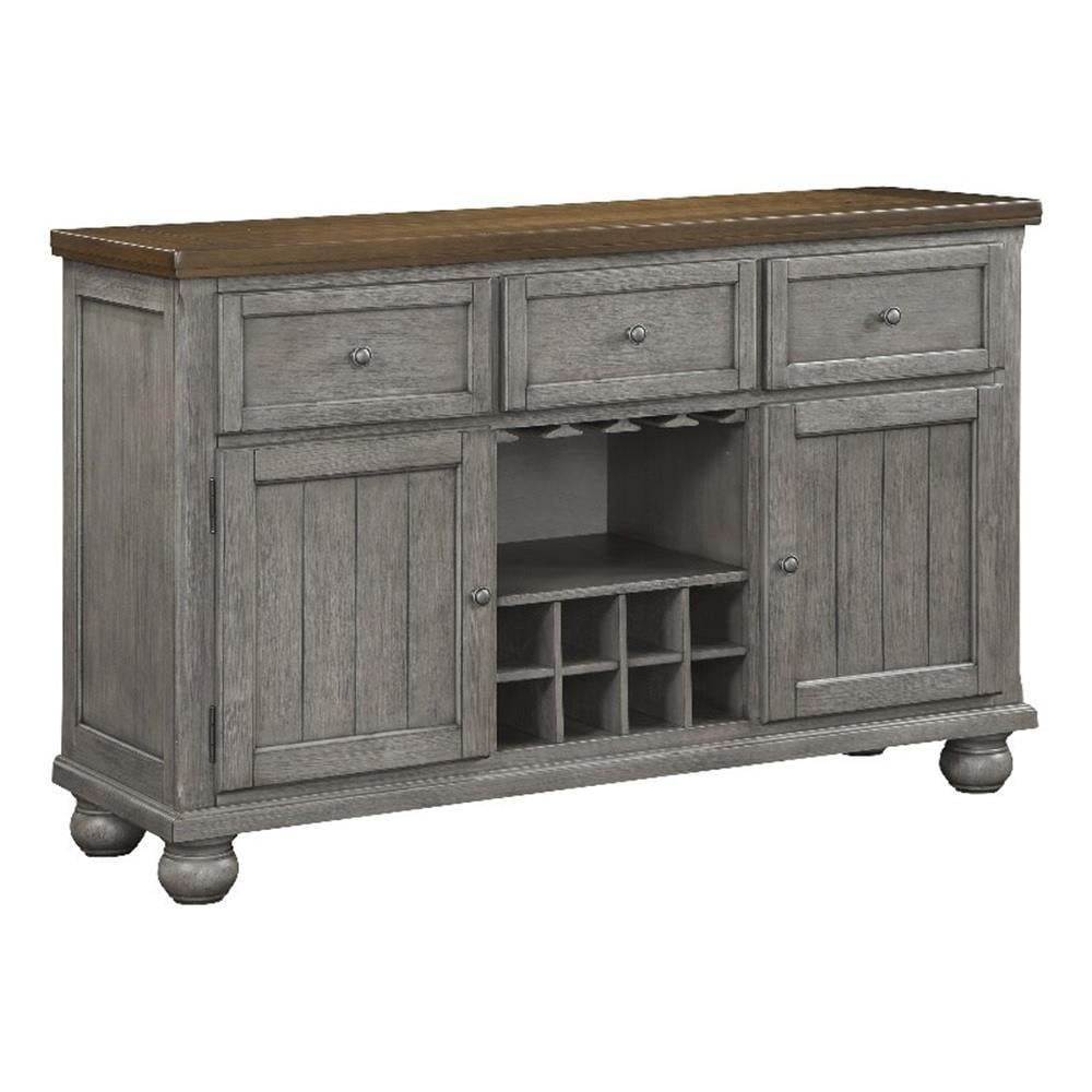 Lexicon Contemporary Wood and MDF Board Dining Room Server in Gray ...
