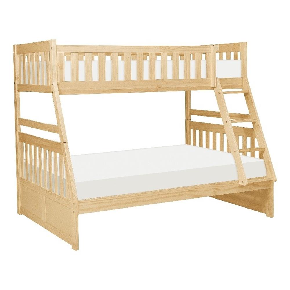Lexicon Contemporary Wood and MDF Board Twin/Full Bunk Bed in Natural ...