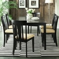 Lexington 7-Piece Large Dining Set with 6 Slat Back Chairs - Walmart.com
