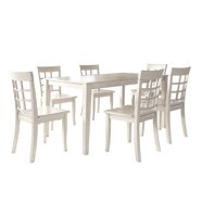 Lexington 6-Piece Dining Set - 60 Table, Bench, 4 Chairs - Walmart.com