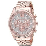 Michael Kors Lexington Men's Chronograph Watch, Rose Gold-Tone, MK8580 ...
