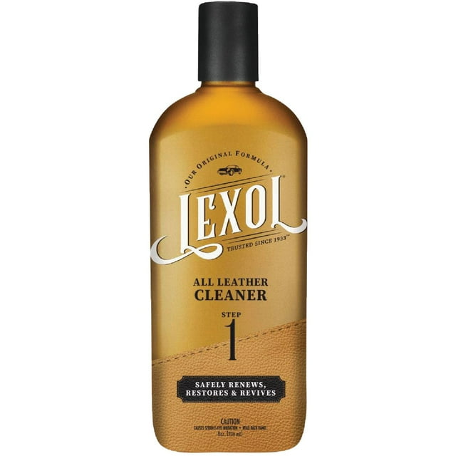 Lexol All Leather Deep Cleaner, 8 oz Interior Car Seat Conditioner ...