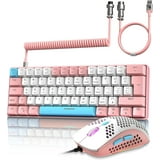 LexonElec T60PRO 60% Mechanical Keyboard and Mouse Combo+Coiled USB C ...