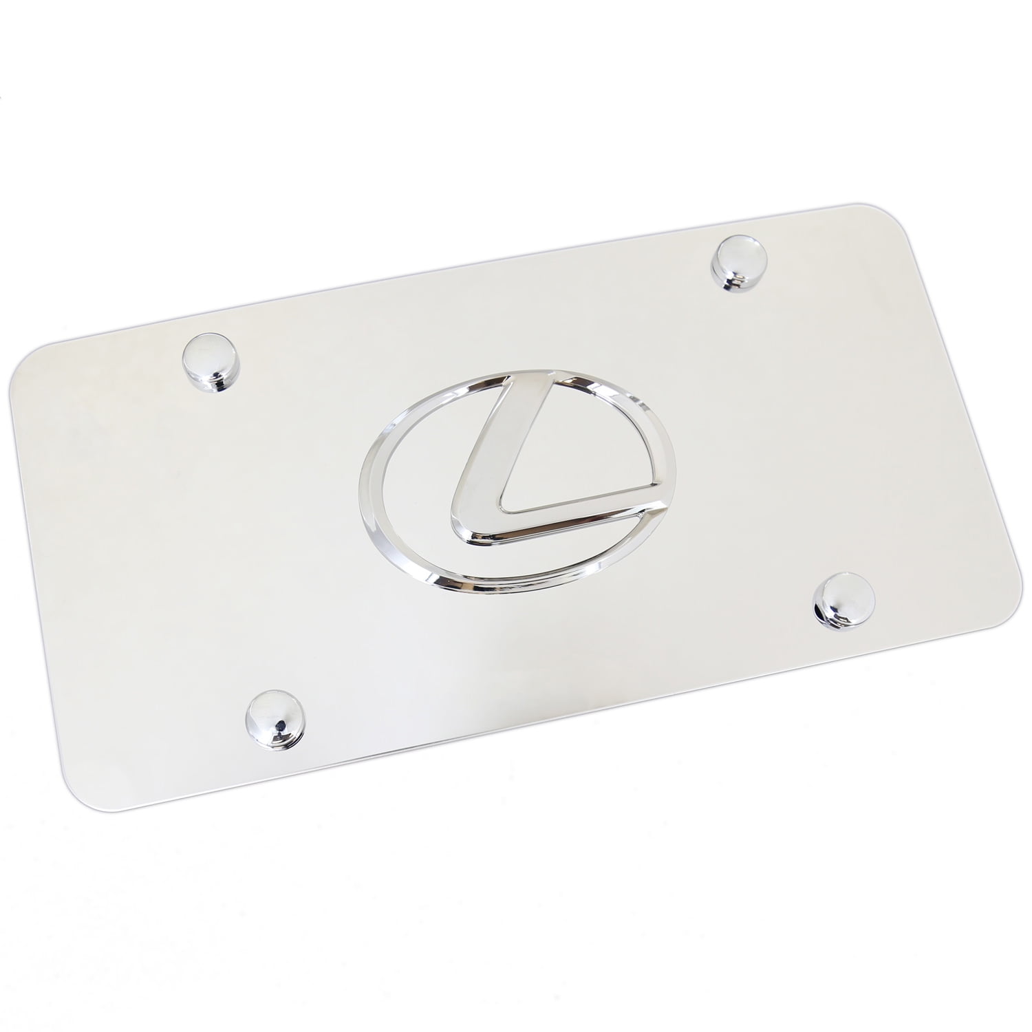Lexus 3D Stainless Steel License Plate - Walmart.com