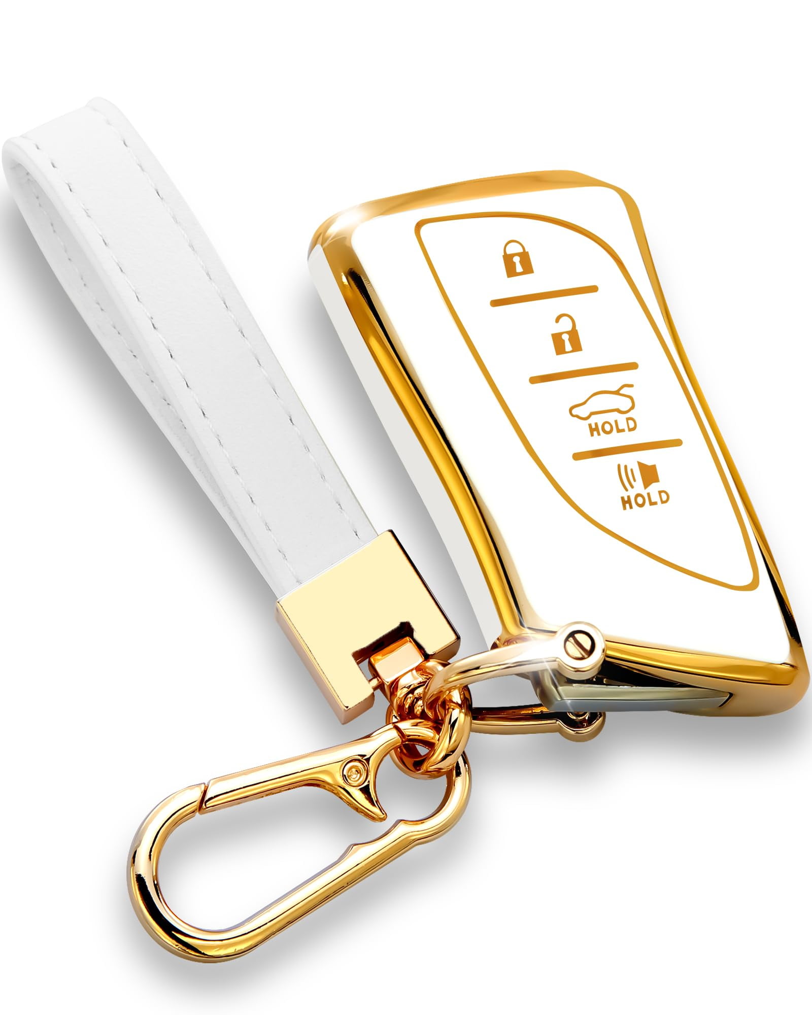 for Lexus Key Fob Cover with Keychain Compatible with 2018-2023 ES350 ...