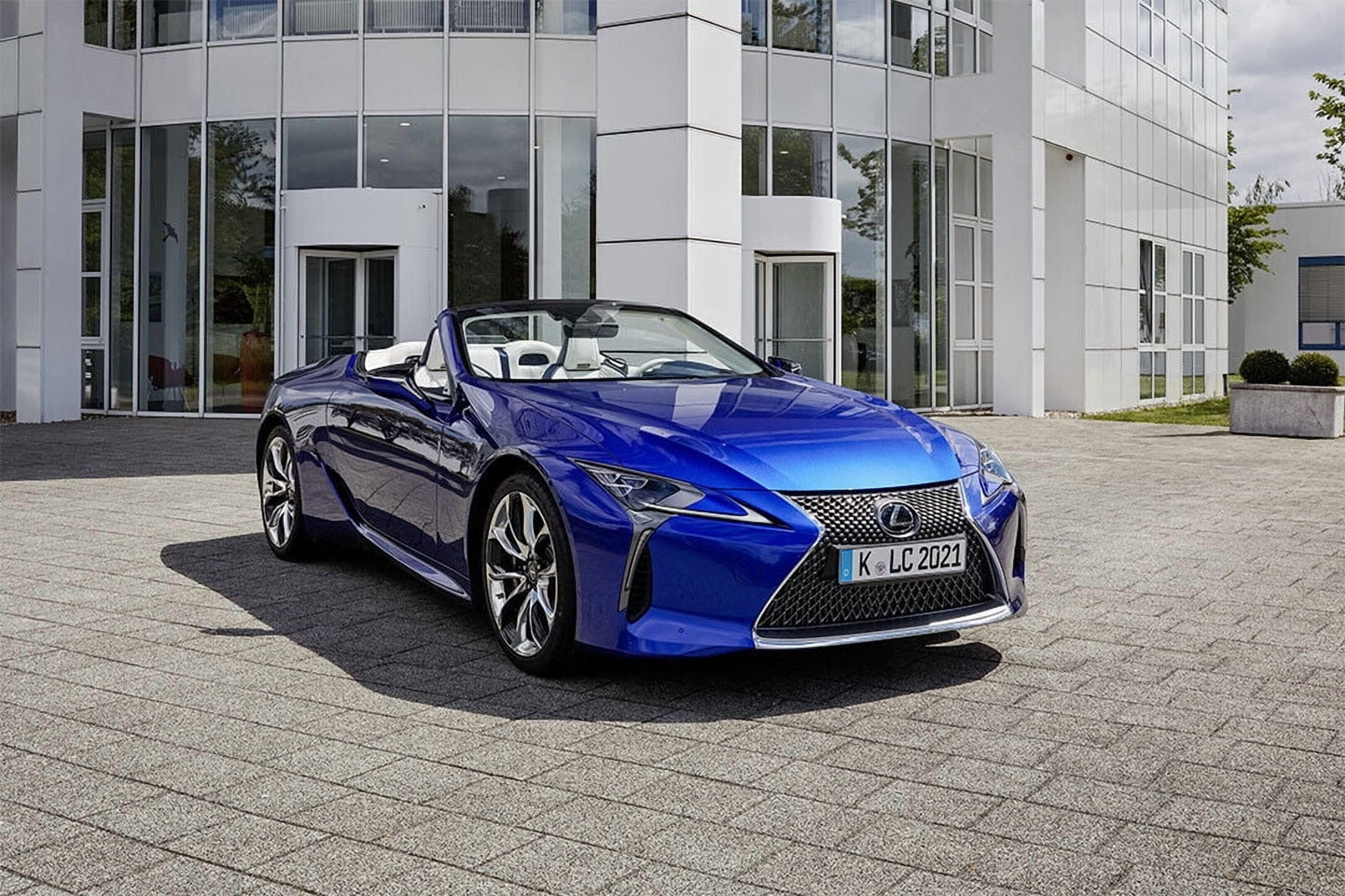 Lexus LC 500 Convertible Blue Cabriolet Coupe Wall Indoor - 20x30 Inch ...