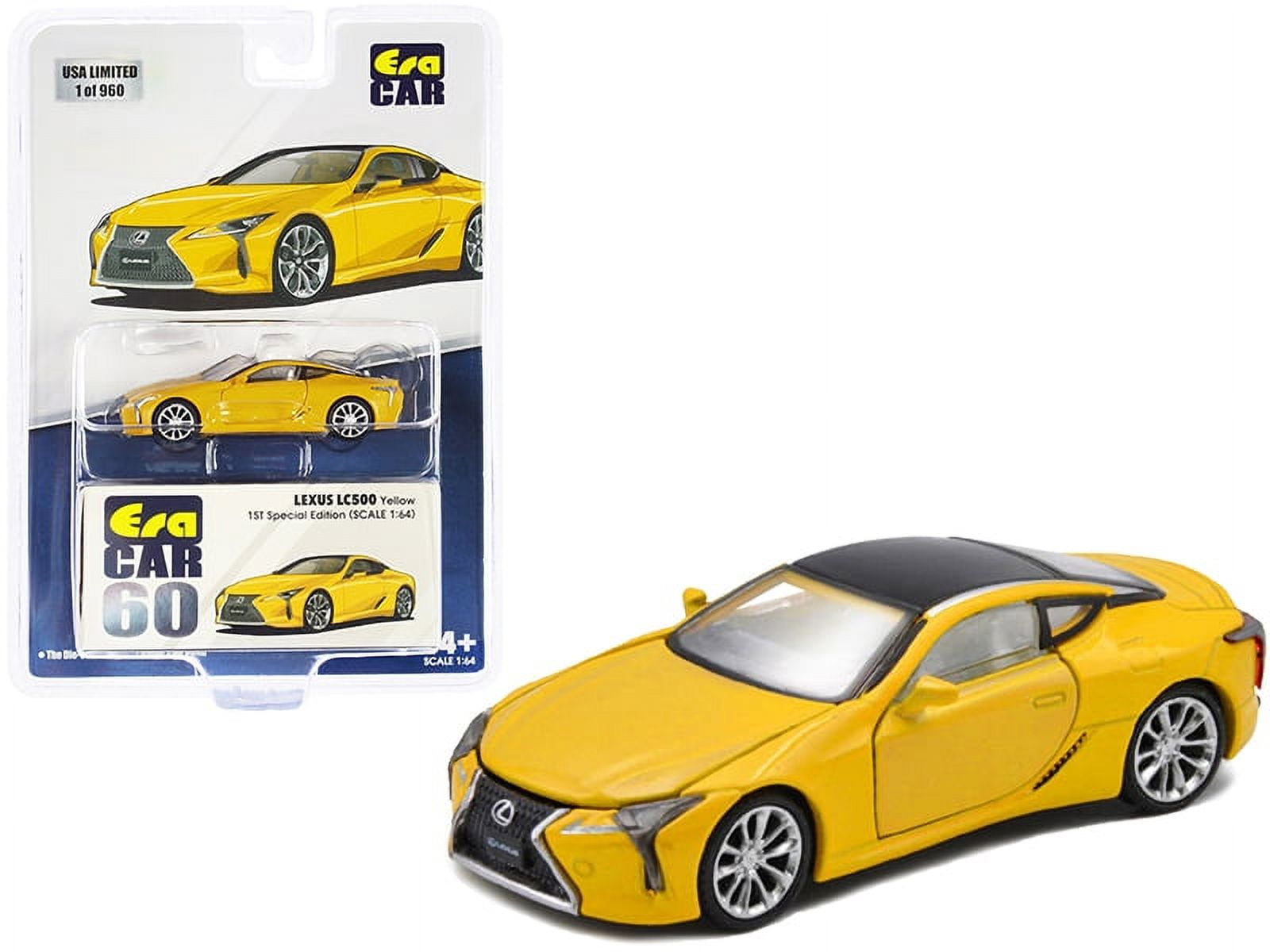 Lexus LC500 Yellow Metallic with Black Top and White Interior "1st ...