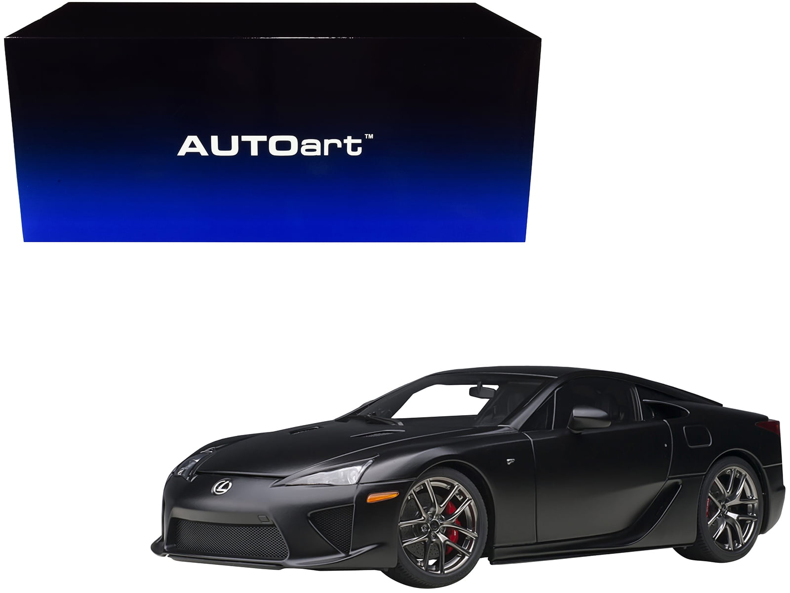 Lexus LFA Matt Black 1/18 Model Car by Autoart - Walmart.com