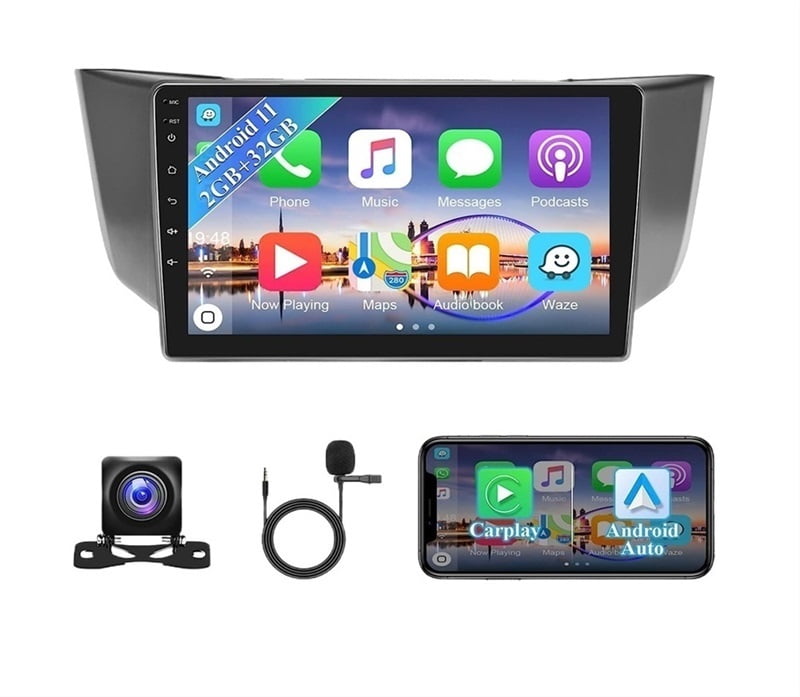 Lexus RX300 RX330 RX350 RX400H 2004-2009 Android Stereo - Walmart.com