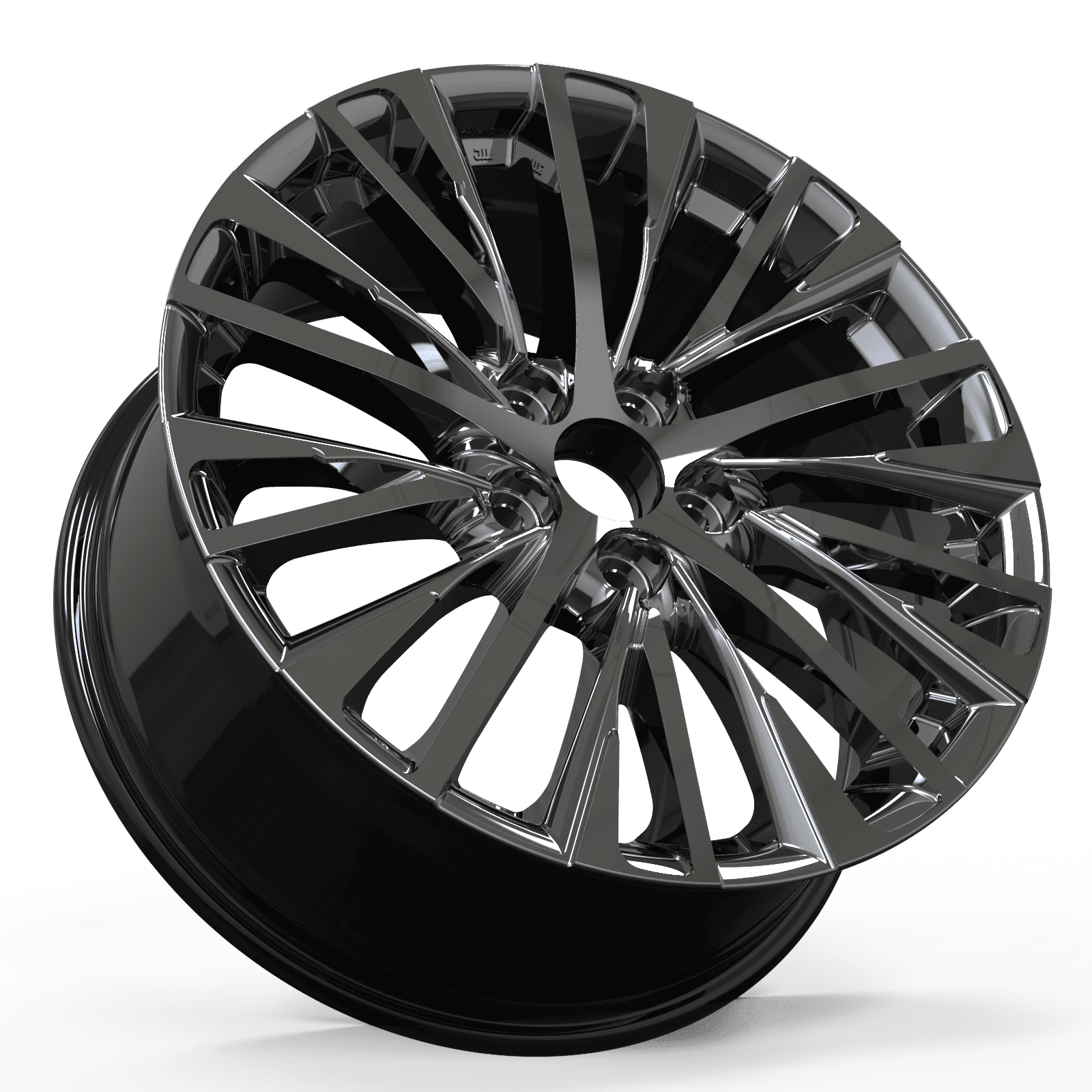 Lexus/Toyota Wheels 20 x 8.0 5x114.3 Black Machine Face 1 pc- Lexus - Walmart.com