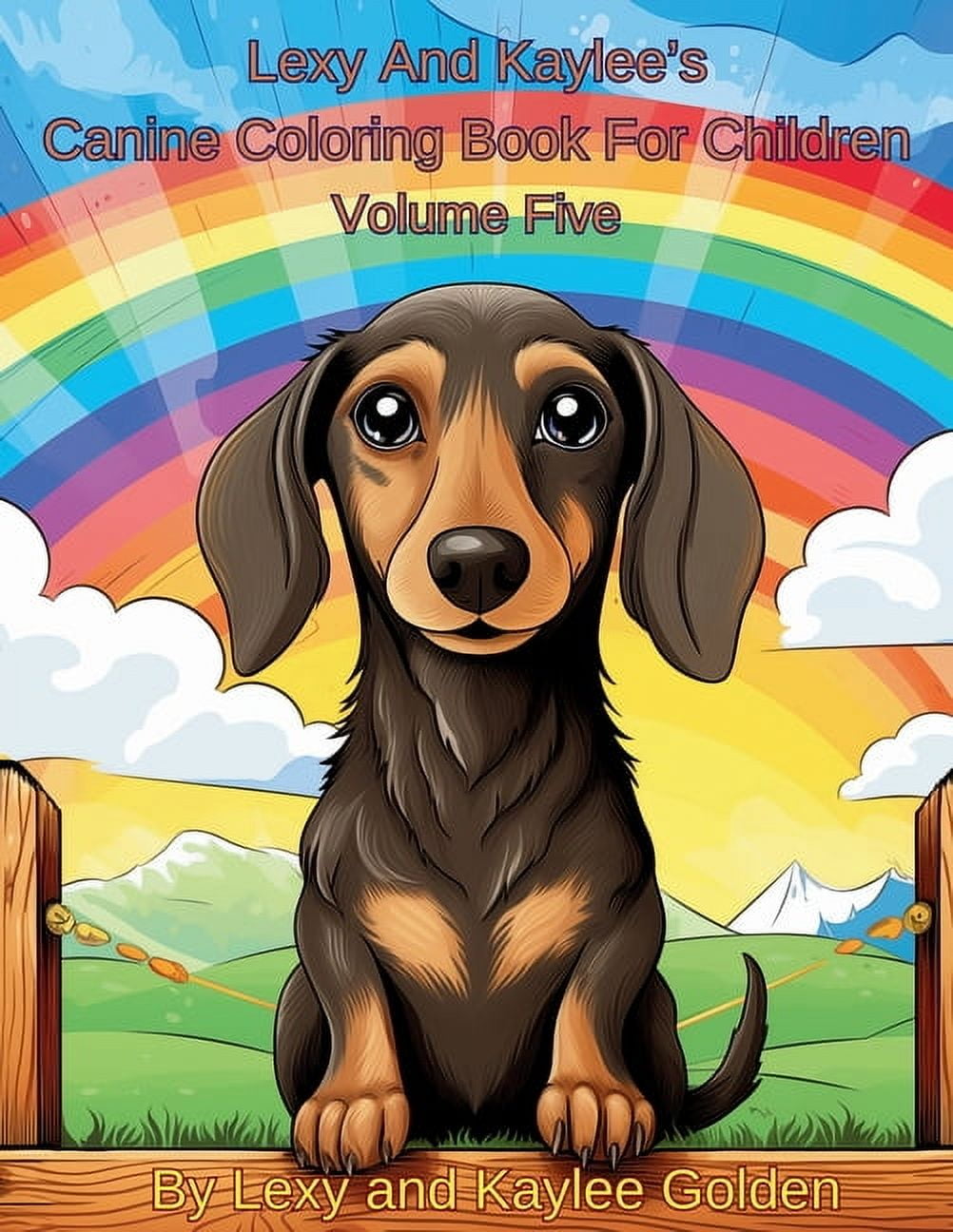Lexy And Kaylee's Canine Coloring Book For Children Volume Five ...