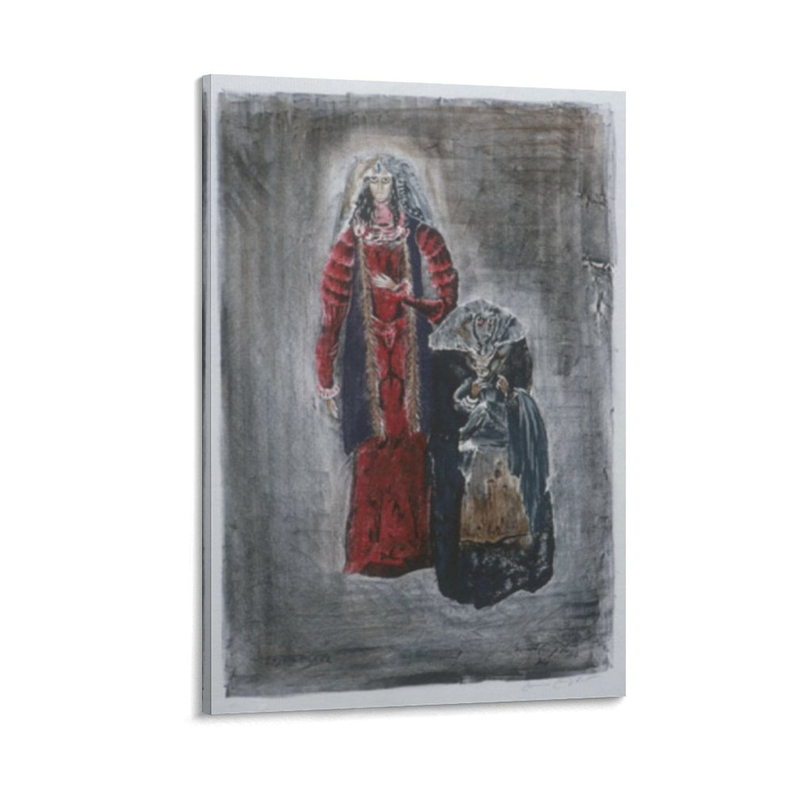 Leye Y Frade 1974 by Leonora Carrington Painting Canvas Wall Art Prints Poster Gifts Photo ...