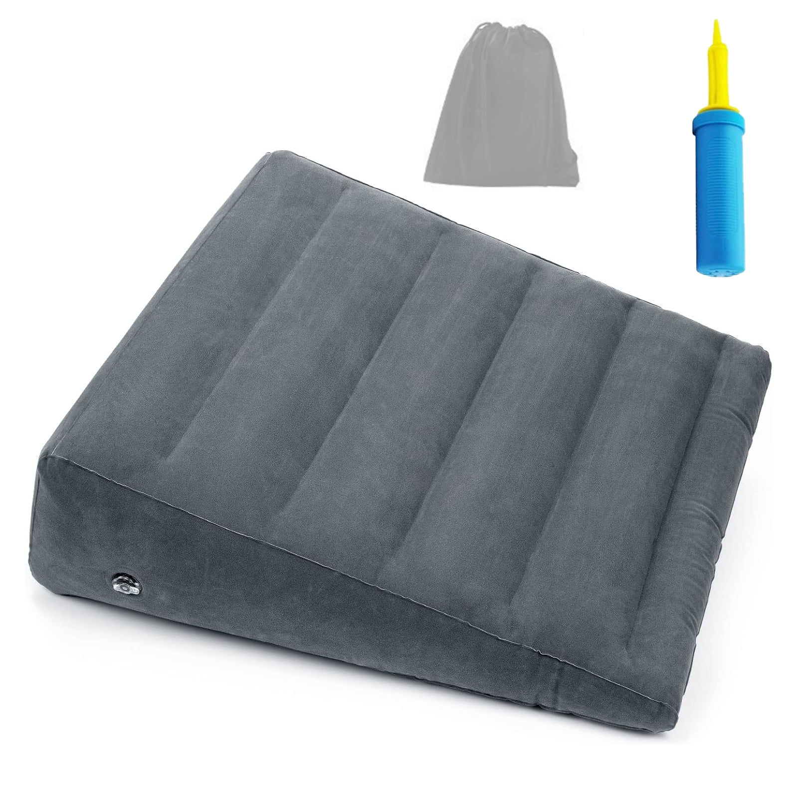 Leyeet Inflatable Wedge Pillow, Portable Travel Wedge Pillow, Fast ...