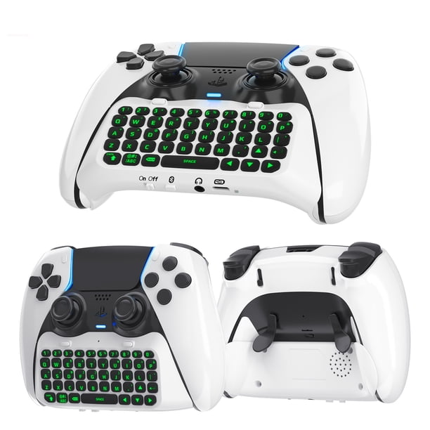 Leyeet Wireless Keyboard Compatible with PS5 Controller, Bluetooth Mini ...