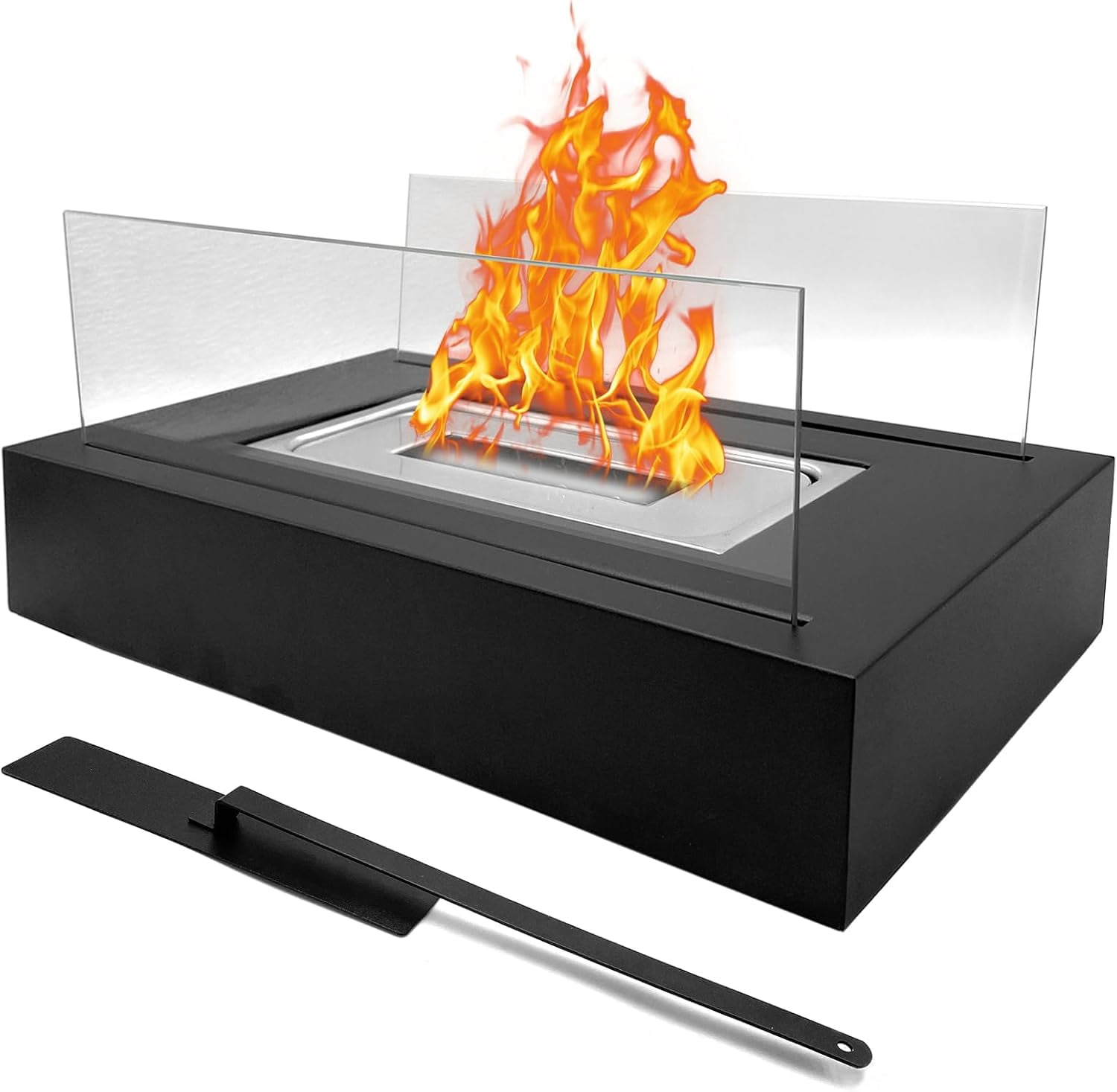 Leyeet Tabletop Fire Pit Portable Indoor&Outdoor, Bio Ethanol Tabletop ...