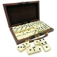 Leyeet Premium Classic Double Six Domino Set - 28 Thick Pieces for 2-4 ...