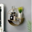 Free Shipping! Costway Hanging Storage Shelf Round Circular Wall ...