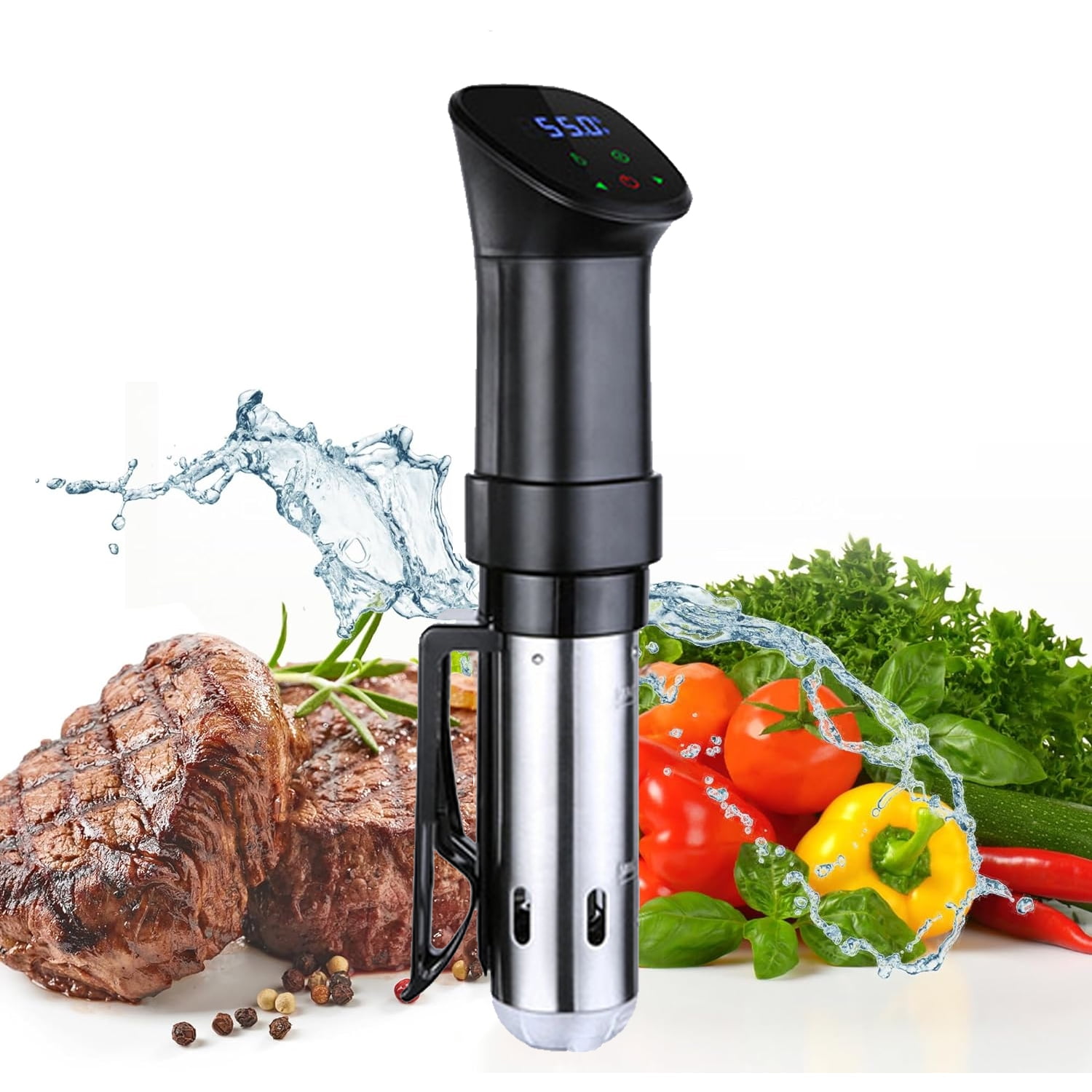 Leyeet Sous Vide Cooker, 1100W Sous Vide Machine, Ultra-quiet Fast ...