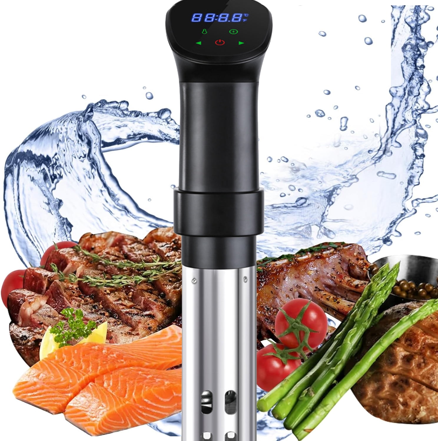 1100W Sous Vide Cooker Upesitom – 1100W Immersion Circulator With Touch ...