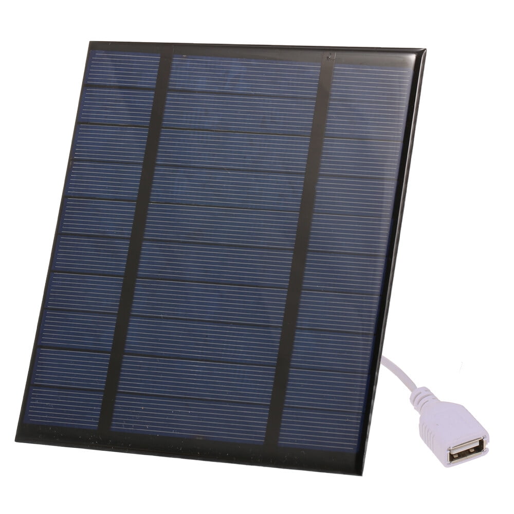 Leyfeng 2.5W/5V/3.7V Portable Solar Charger With USB Port Compact Solar ...