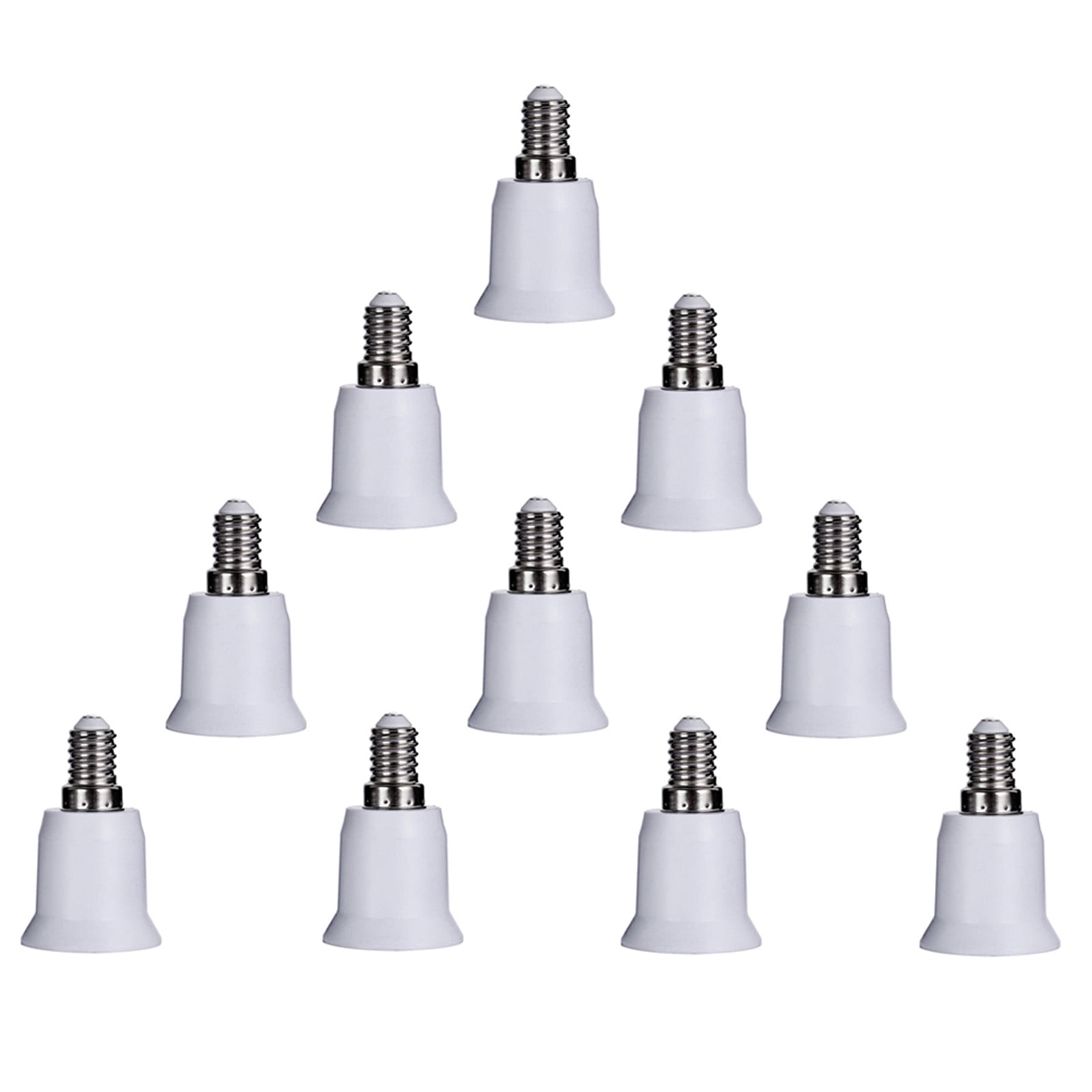 Leyfeng Bulb Base Adapter, 10Pcs E14 to E26 E27 Adapter Bulb Base ...