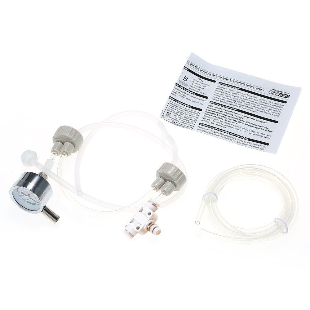 Leyfeng CO2 Generator, DIY CO2 Generator System Kit with Pressure Gauge ...