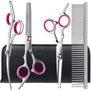 Scaredy Cut Silent Pet Grooming Kit Right-Handed Blue 4.5" Safety ...