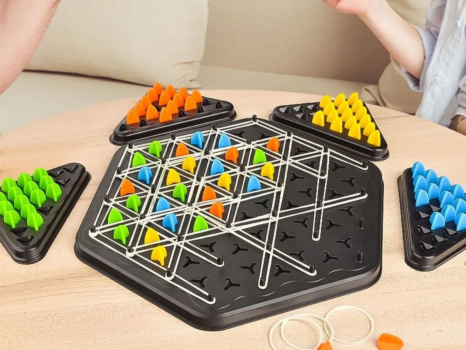 Leyfeng Chain Triangle Chess Game, Triggle Game, Board Game for Family ...