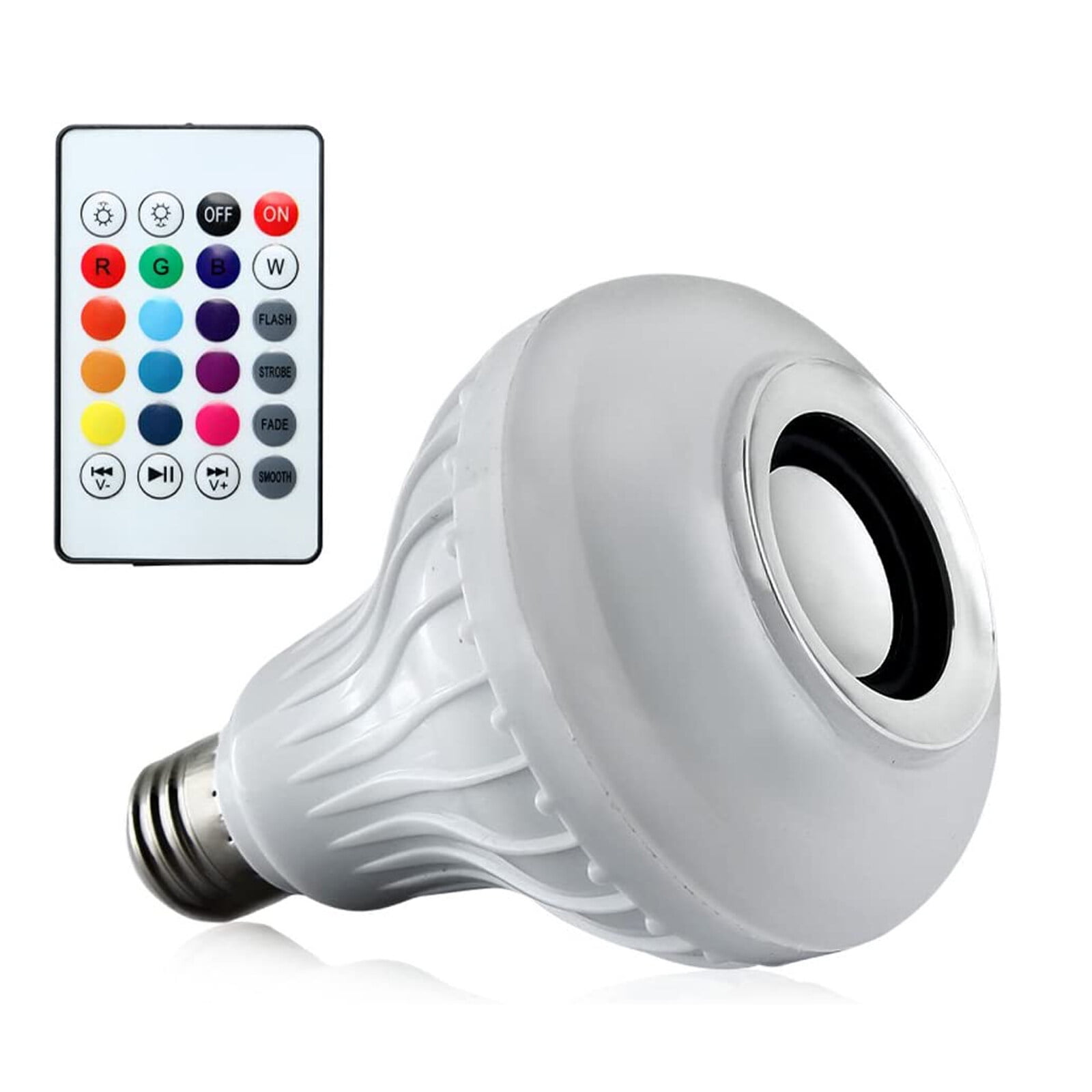 Leyfeng Colorful Music Bulb Wireless BT Speaker with RGB LED Light E27 ...