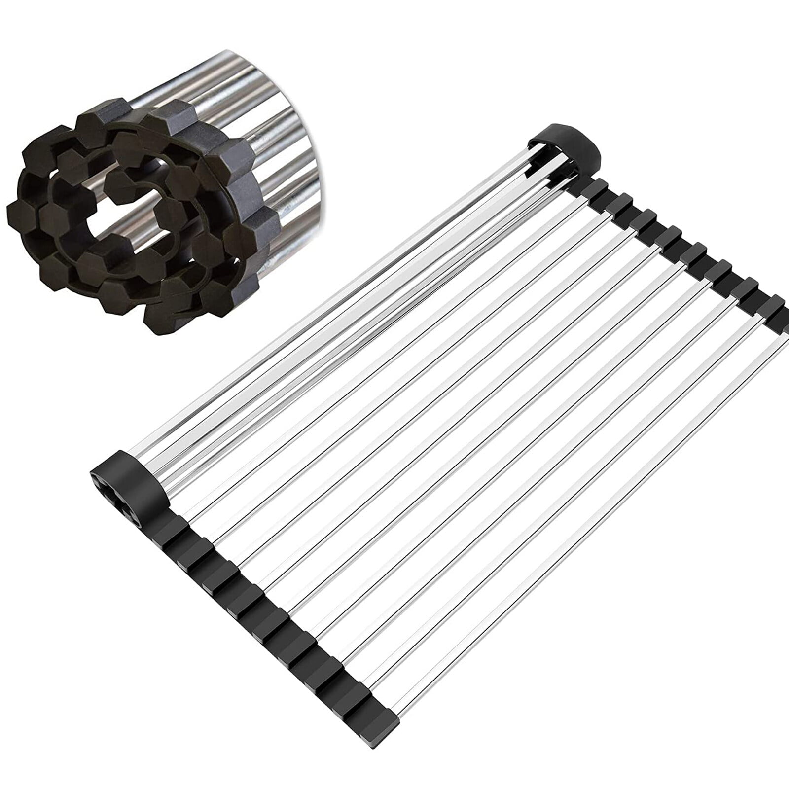 Leyfeng Draining Rack, The Sink Roll Up Dish Drying Rack, Multipurpose ...
