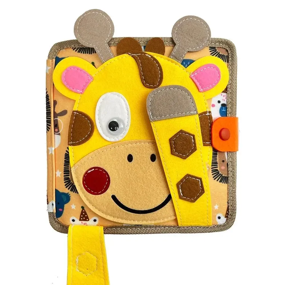 Leyfeng Giraffe Book, Montessori Sensory Felt Activity Book - Giraffe ...