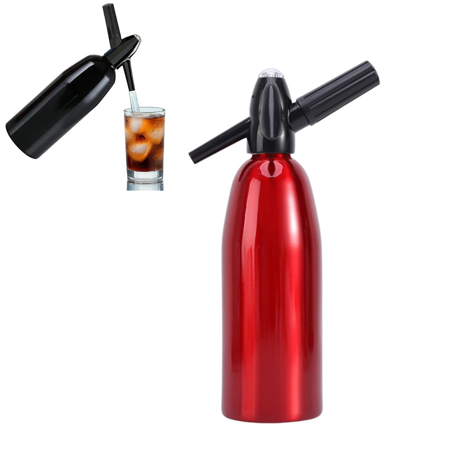 Leyfeng Kitchenware, 1L Soda Syphon Siphon Maker Aluminium Soda Siphon ...