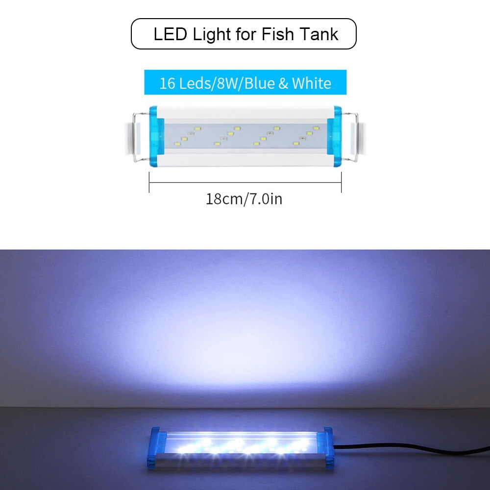 Leyfeng Led Light, Aquarium Led Light 18Cm/7.09in Fish Tank Light 5 ...