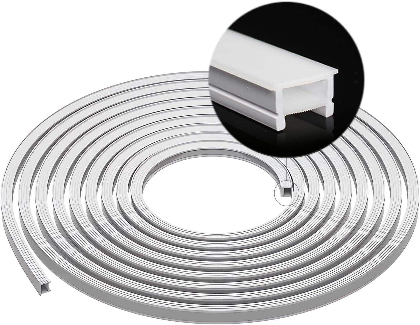 Leyfeng Led Silicone Tube, Silicone Led Channel System, 20 X 10 Mm ...