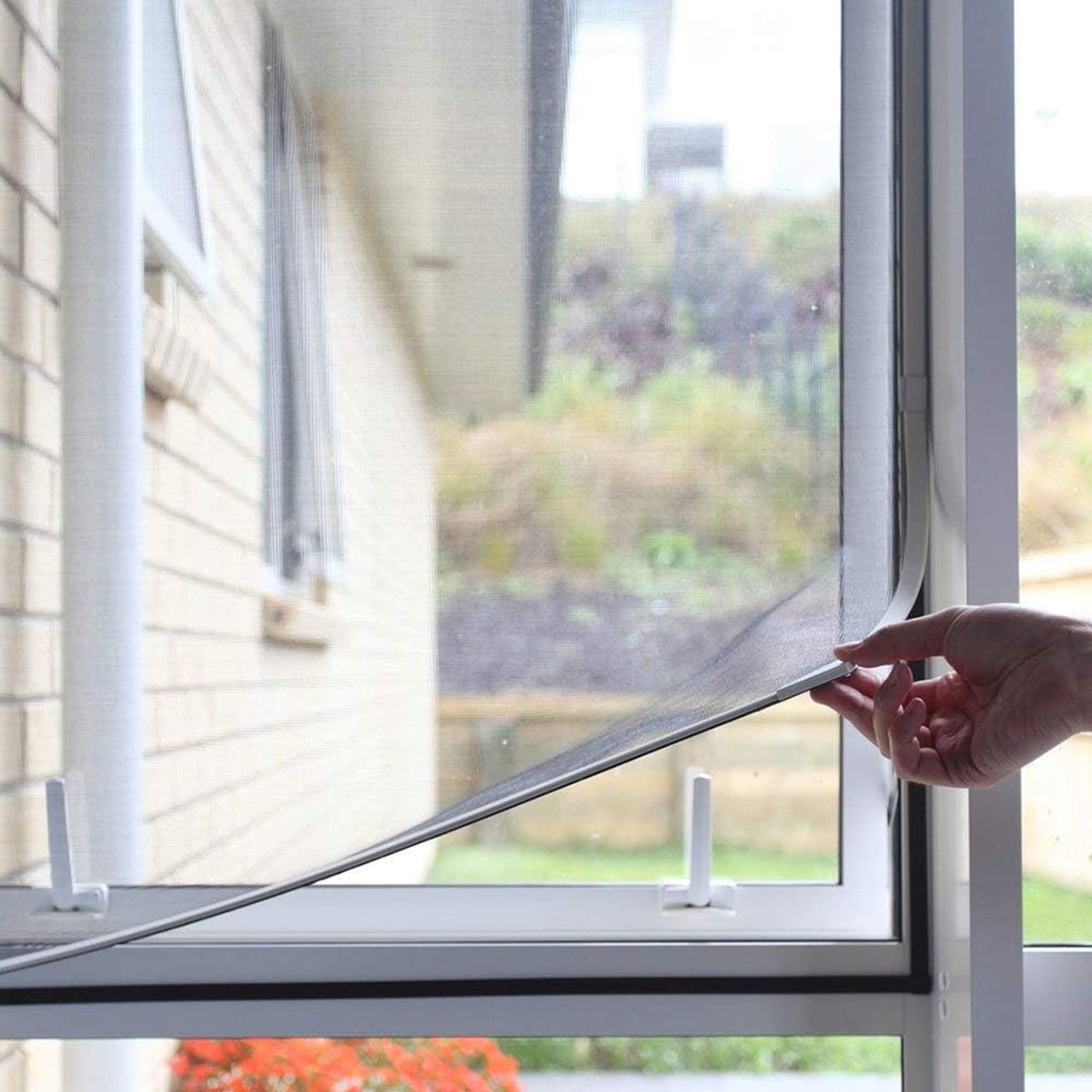 Leyfeng Magnetic Window Screens, Magnetic Window Screen Mesh Self ...