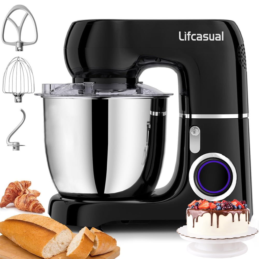 Leyfeng Noodle Mixer, Stand Mixer, 5 Qt 660W, 6-Speed Tilt-Head Food ...