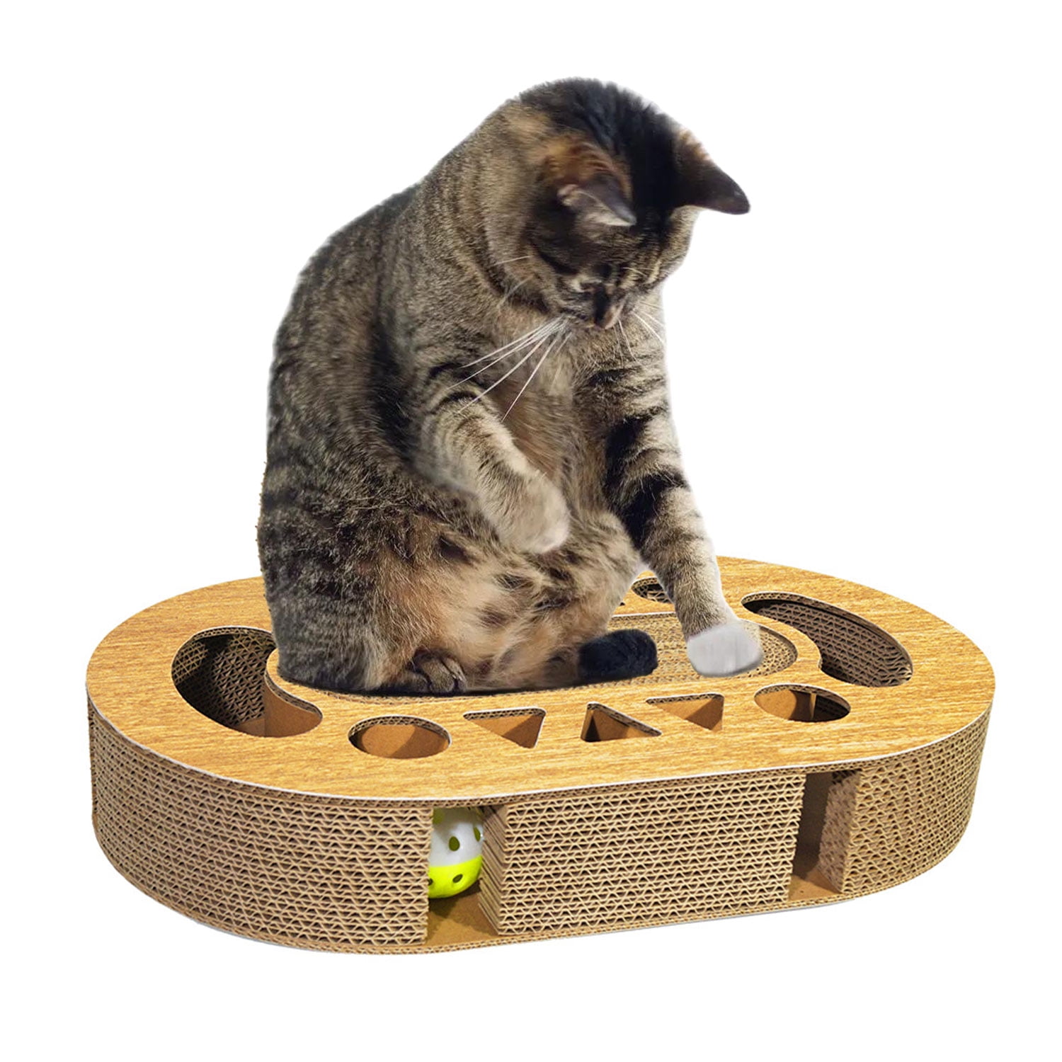Leyfeng Scratching Board, Cat Scratching Board Corrugated Game Box for ...