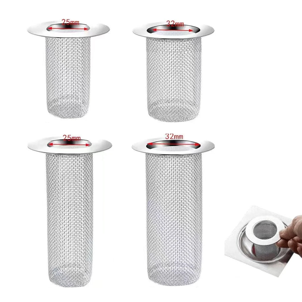 Leyfeng Stainless Steel Floor Drain Filter various size Strainer Drains ...