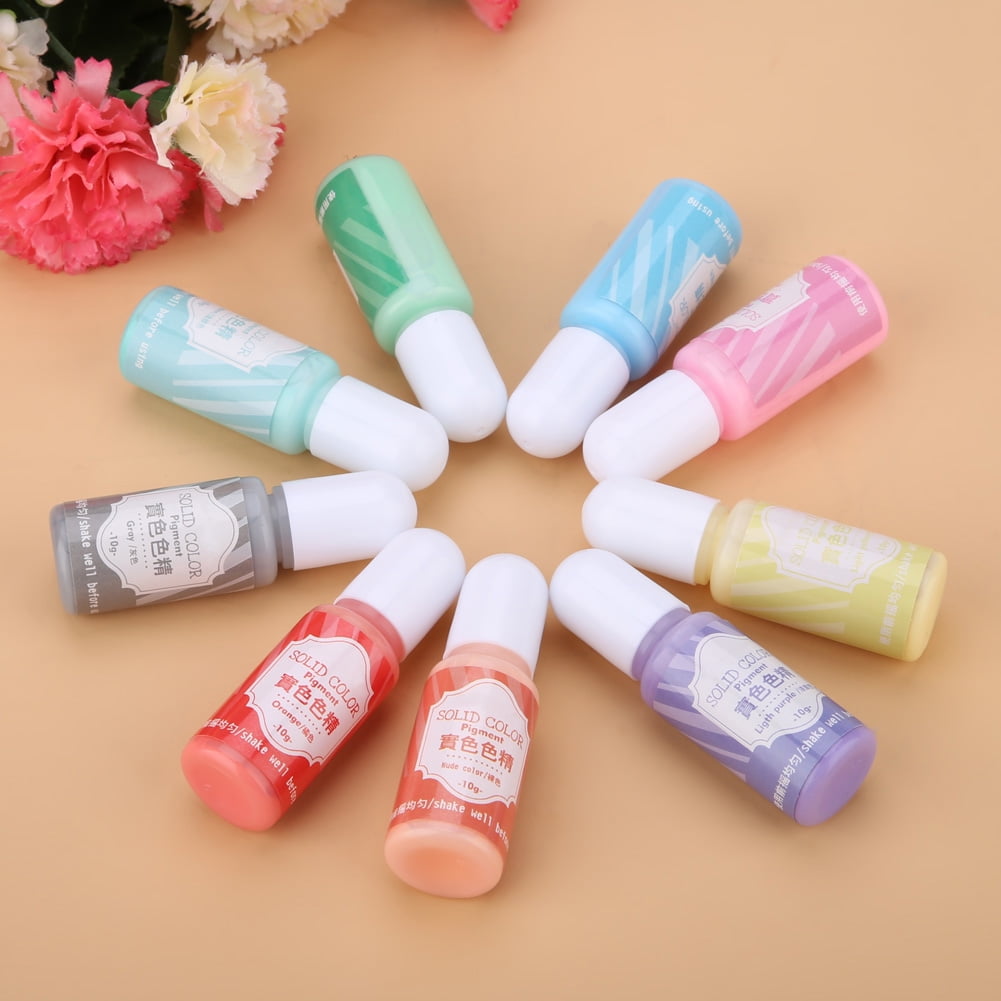 Leylor UV Resin-9 Colors 10g Epoxy UV Resin Coloring Dye Colorant ...