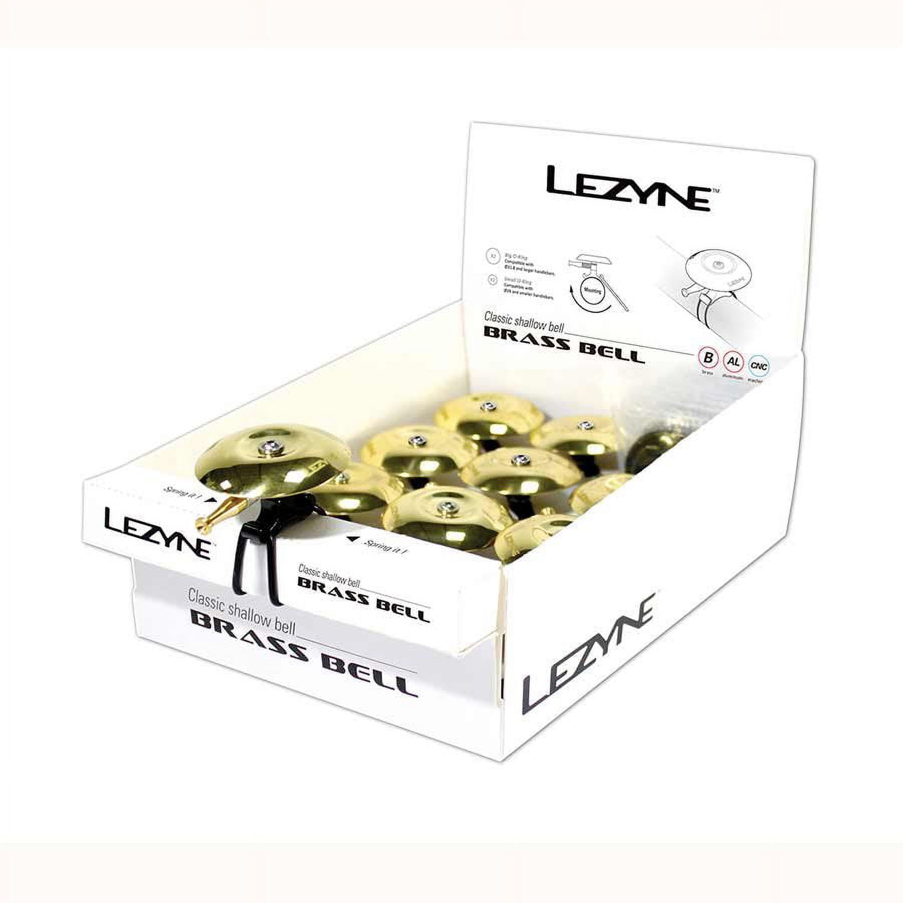 Lezyne Classic Shallow Brass Bell, Brass/Black, 11pcs - Walmart.com Lezyne Classic Shallow Brass Bell, Brass/Black, 11pcs - Walmart.com