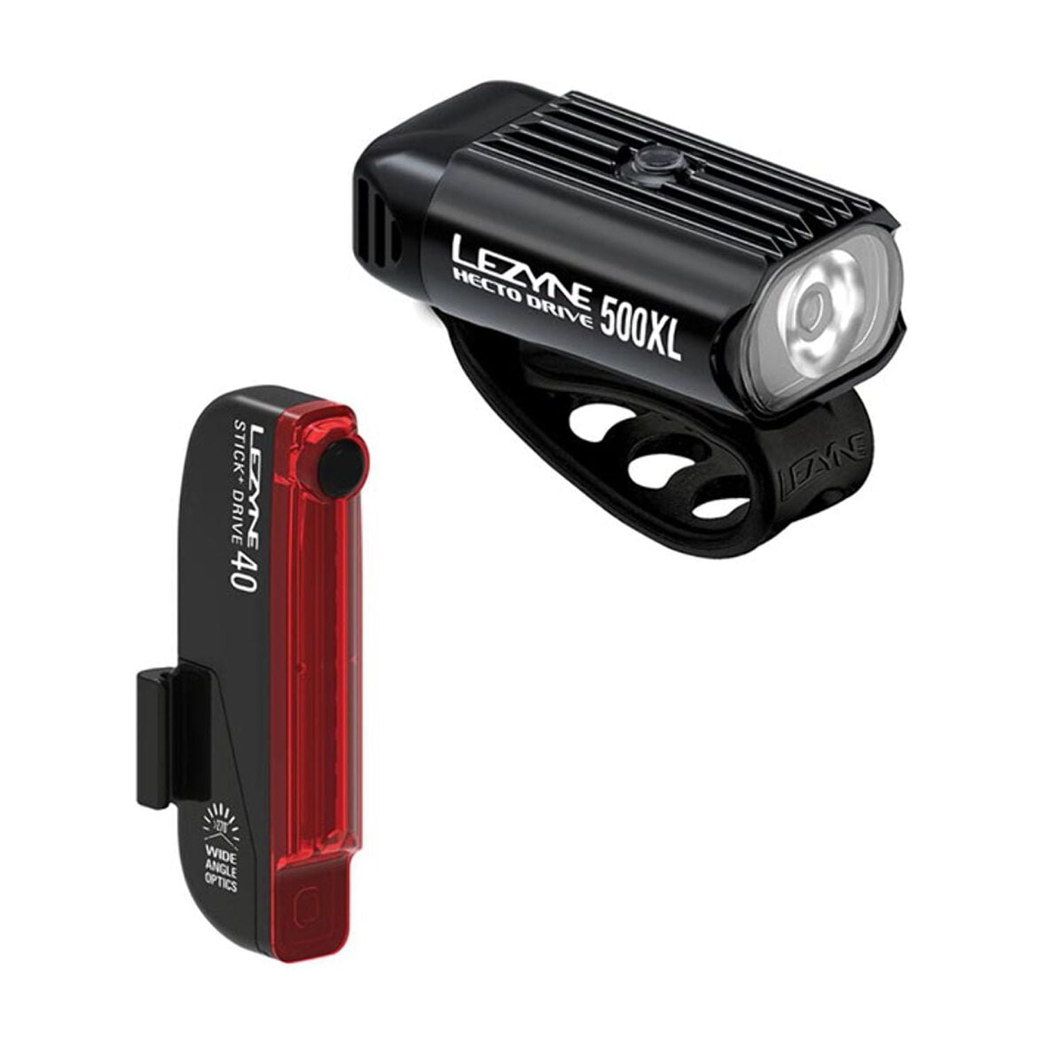 Lezyne Hecto Drive 500XL / Stick+ Drive, Light, Front and Rear, Black, Set - Walmart.com