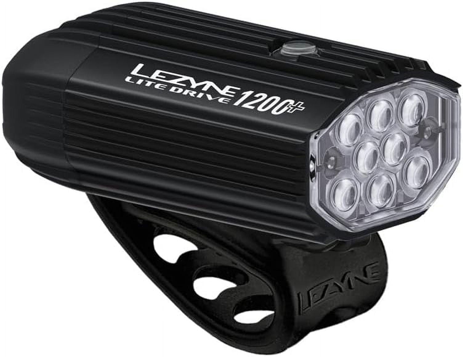 Lezyne Lite Drive 1200+ Light, Front, Black - Walmart.com