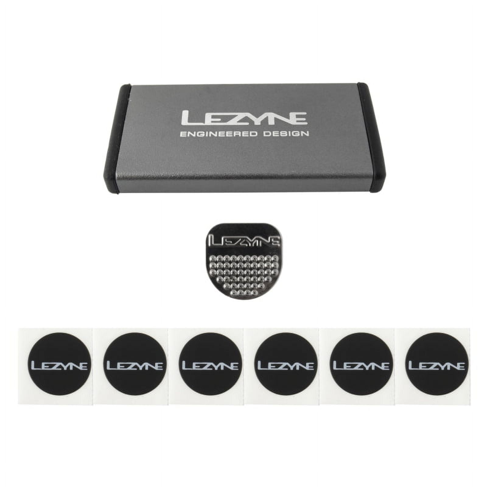 Lezyne Metal Patch Kit Gray Waterproof Aluminum Container - Walmart.com