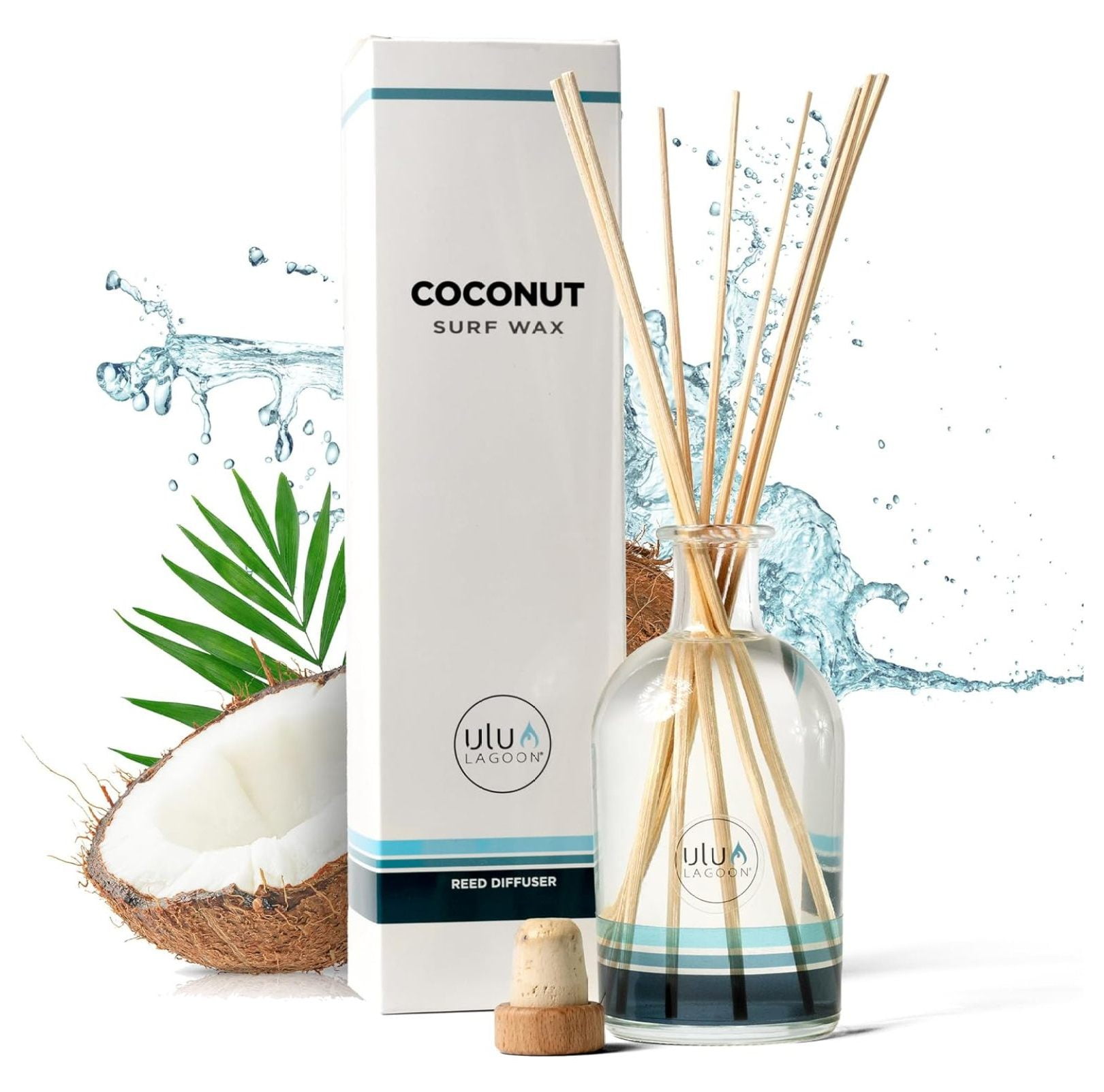 LfucQd 8oz Coconut Surf Wax Scented Reed Diffuser | The New Reed ...