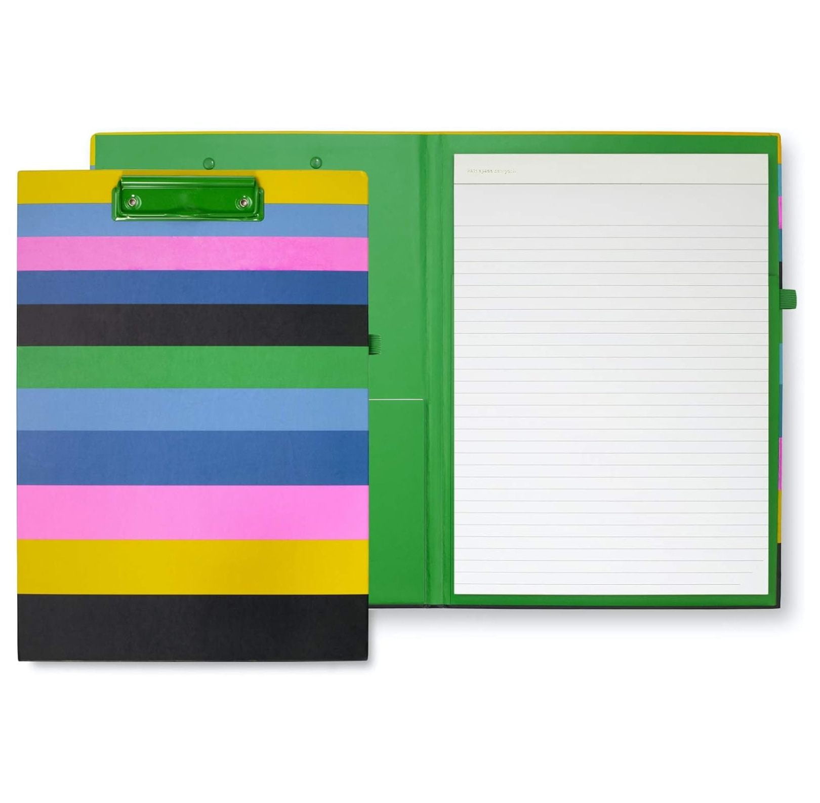 LfucQd Striped Clipboard Folio with Low Profile Clip, Professional ...